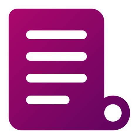 Assessment Generic Gradient Fill Icon