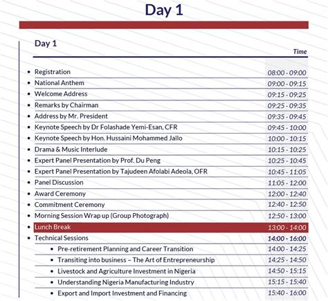 National Pre Retirement Summit Xem Consultants Ltd