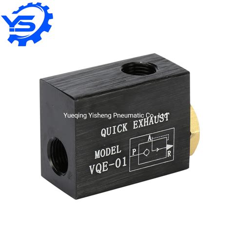 One Way Type Vqe Series Female Vqe 01 G1 8 Female Aluminum Alloy Air