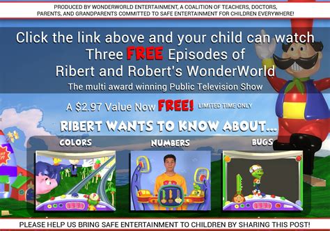 Three Free Episodes Of Ribert And Robert