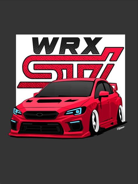 Subaru Vector Car Artwork Wrx Subaru
