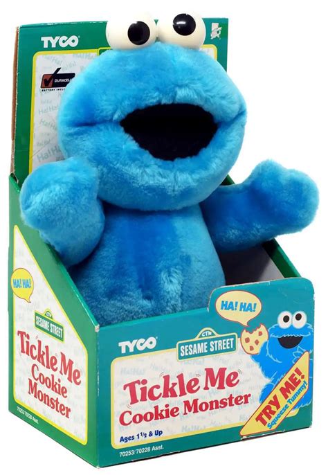Sesame Street Tickle Me Cookie Monster 11 Plush With Sound 11 Tyco Toywiz