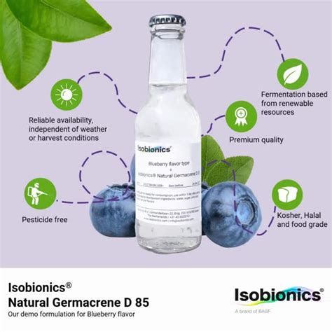 Isobionics® On Linkedin Natural Germacrened Blueberry Flavor