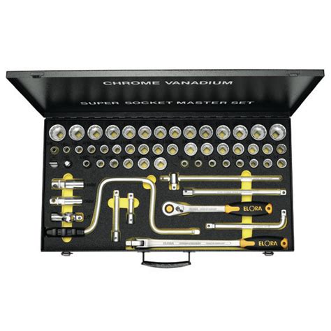 Elora 771 Lssmf 12 Hexagon Socket Set Inches 57pcs