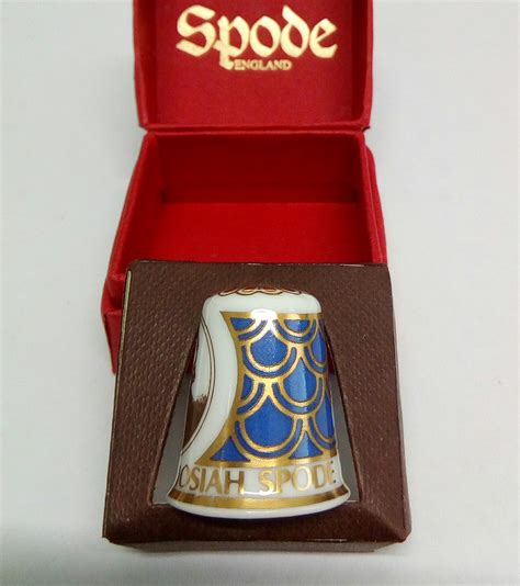 Spode Commemorative 250th Anniversary Of Josiah Spode Thimble