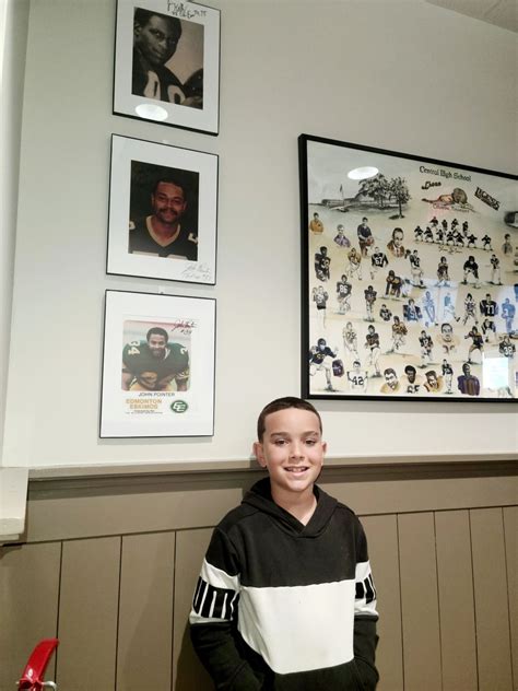 It Is Great That My Grandson Tyson And I Recently Had Lunch At Legends Steakhouse In My Old