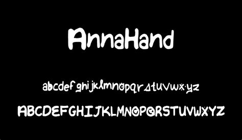 Anna Hand Free Font