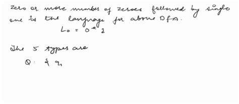 SOLVED A What Is The Job Of NFA And DFA B What Is The Advantage And Disadvantage Of An NFA