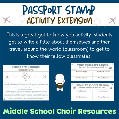 Passport Stamp Activity