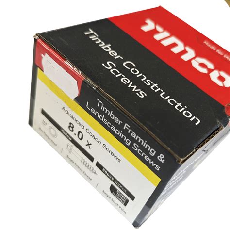 Timco Advanced Coach Screw Box Out Of Yard