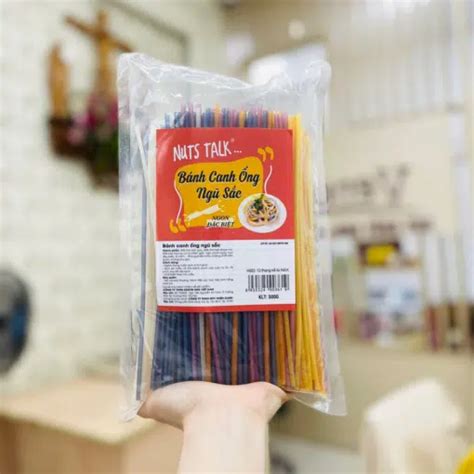 Bánh Canh ống Ngũ Sắc Nuts Talk500gam