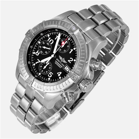 Breitling Chrono Avenger Titanium Black Dial E13360 Neofashion