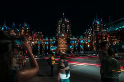 Mumbai Cst Night View Oc Rroadtrip