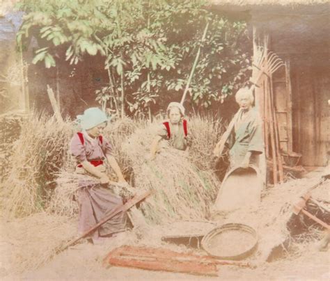 1800s Rare Japanese Meiji Period “school Of Yokohama” Photograph Rural