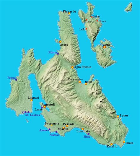 Cephalonia Map Gadgets 2018