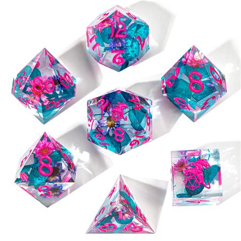 Captured Magic Hand Sanded Sharp Edge Resin Vapor Wave Blossom