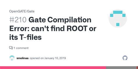 Gate Compilation Error Cant Find Root Or Its T Files · Issue 210 · Opengategate · Github