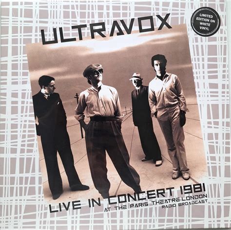 Ultravox Live In Concert 1981 At The Paris Theatre London Radio