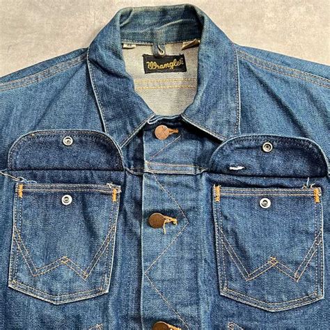 70s Wrangler 124mj Denim Jacket Made In Usa Size36 70年代 ラングラー 124mj