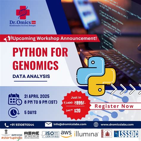 Python Bioinformatics Genomics Datascience Pythonforbioinformatics Dromics Research Lab