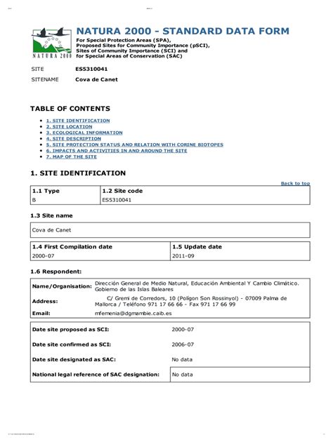 Cova De Canet Form Fill Out And Sign Printable Pdf Template