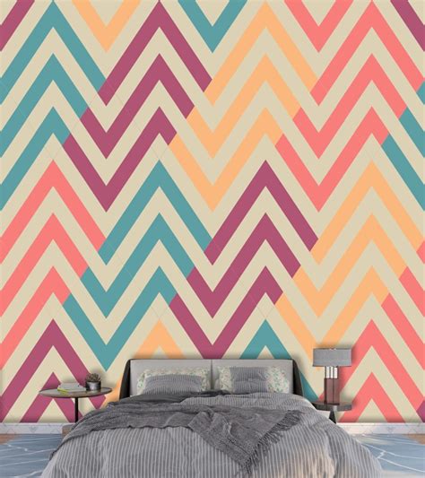 A Colorful Chevron Pattern Magicdecor®