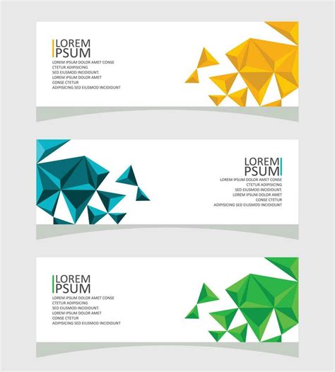 Triangle Banner Template