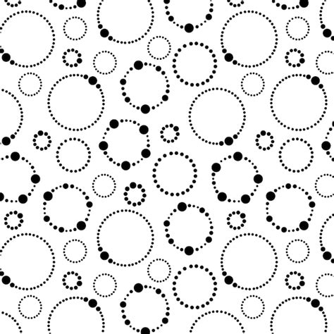 Premium Vector Vector Seamless Pattern With Ink Circle Textures