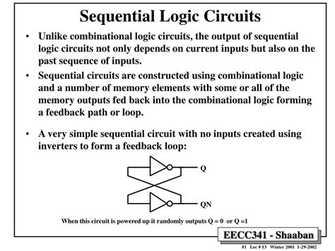 Ppt Sequential Logic Circuits Powerpoint Presentation Free Download