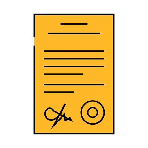 Document Folder Icon Color Illustration 49825311 Vector Art At Vecteezy