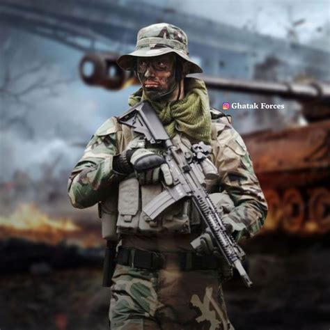 Ghatak Forces Indian Army Hd Photo Swedish Army Army Warfare