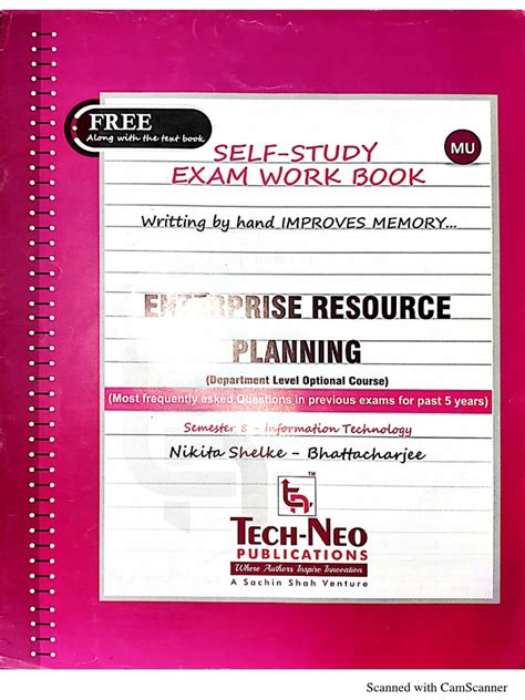 Erp Workbook Pdf