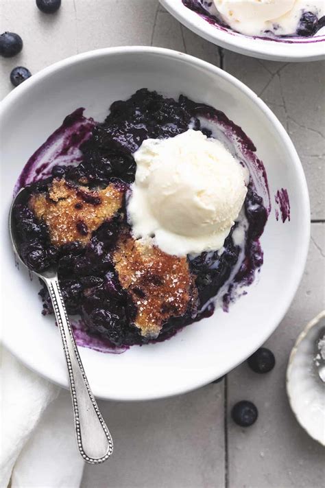 Blueberry Cobbler Creme De La Crumb