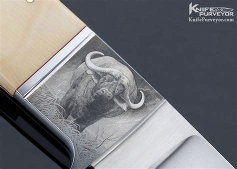 Dietmar Kressler Custom Knife Firmo Fracassi Engraved Fabbri Hunter