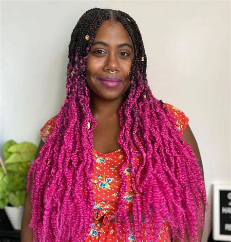 Pink And Black Box Braids 15 Ideas To Blow Your Mind
