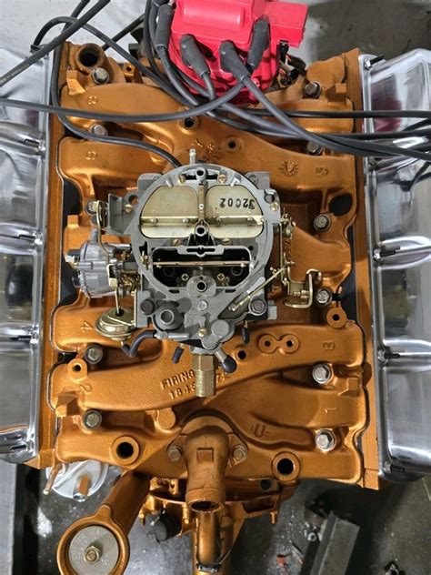 425 Oldsmobile Engine Rebuilt C Heads Edelbrock Cam High Comp F5 921