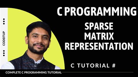 Sparse Matrix Representation Program Implementation C Programming
