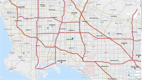 Lakewood California Map