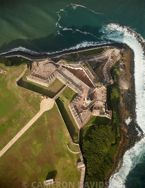Aerialstock Aerial Photograph Of El Morro Fort In Old San Juan