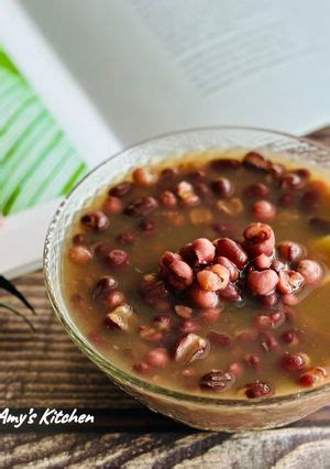 Red Bean And Jobs Tears Sweet Soup Recipe By Amys Kitchen