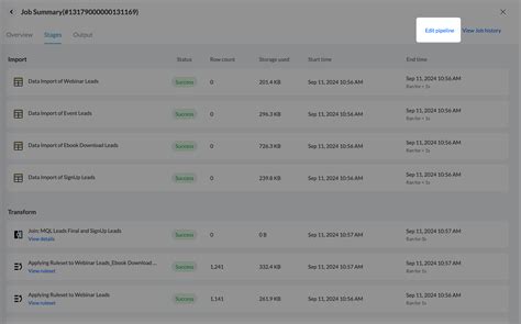 Data Pipeline Zoho Analytics Help