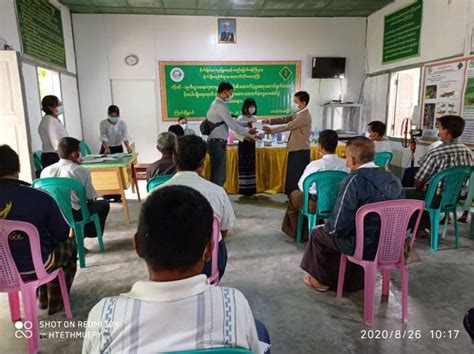 ကြံခင်းမြို့အတွင်း မိုးစပါးမျိုးစေ့ထုတ် တောင်သူများအား ကိုဗစ် ၁၉ စီးပ