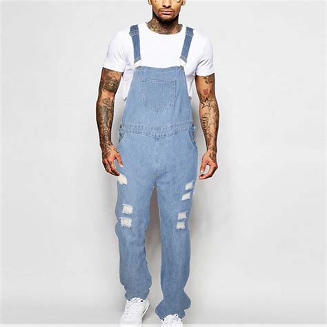 Cllios Deals 2024 Bib Overalls For Men Denim Regular Fit Outdoor Work