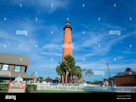 The Ponce De Leon Light In Ponce Inlet Stands On A Quiet Afternoon