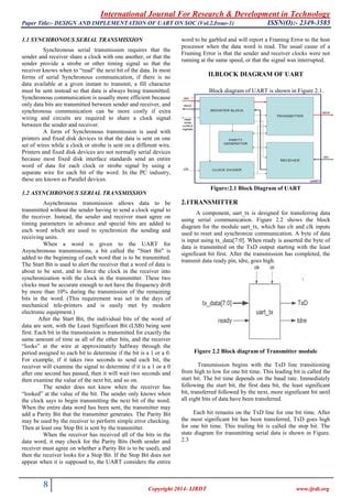Design And Implementation Of Uart On Soc PDF