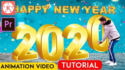 Happy New Year 2020 Animation Video Tutorial How To Make Happy New