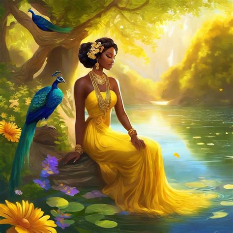 Oshun Goddess Of Sweet Waters Oshun Goddess African Goddess African