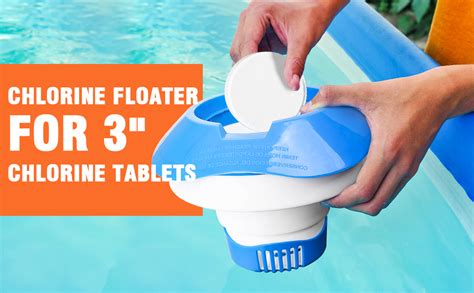 Poolclean 7 Inch Pool Chlorine Floater Large Capacity