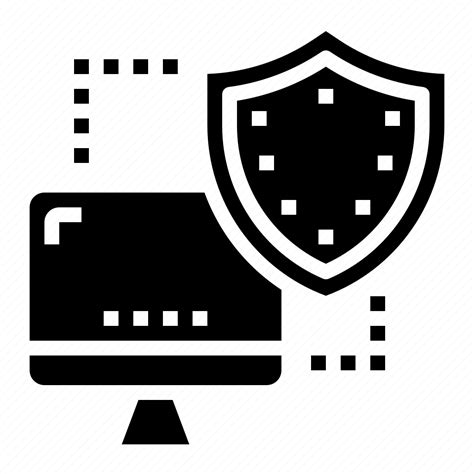Computer Lock Secure Security Shield Icon Download On Iconfinder