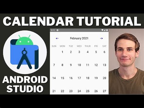 Calendar App Example Android Studio Tutorial YouTube